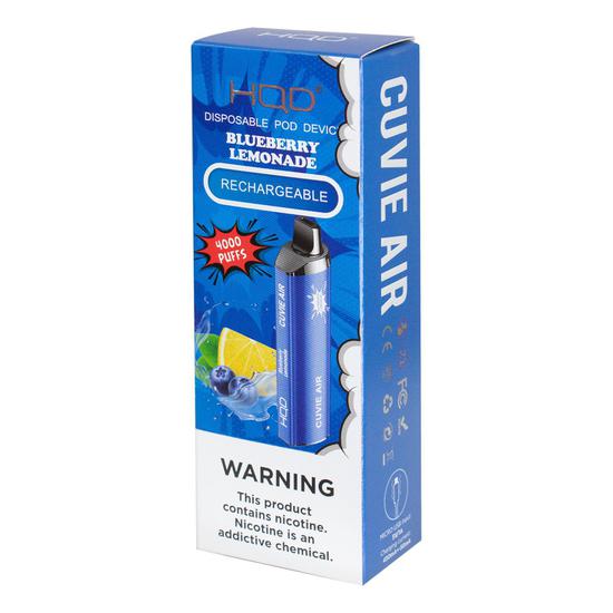 Vaper Descartável HQD Cuvie Air Blueberry Lemonade 4000 Puffs no ... Vaper Descartável HQD Cuvie Air Blueberry Lemonade 4000 Puffs no ...
