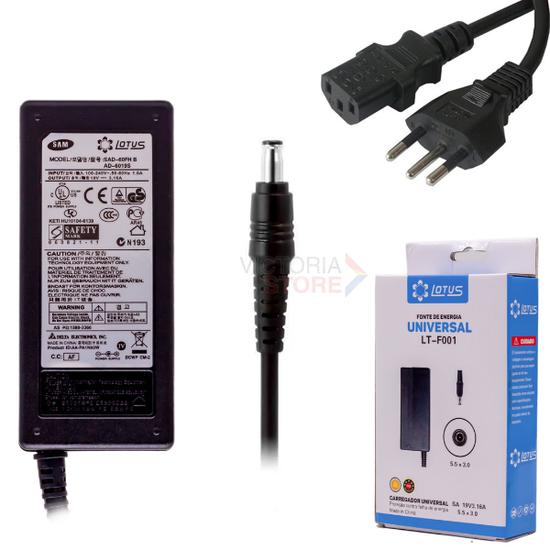 Carregador Fonte de Alimentacao Universal Bivolt Lotus LT-F001 Samsung ... Carregador Fonte de Alimentacao Universal Bivolt Lotus LT-F001 Samsung ...